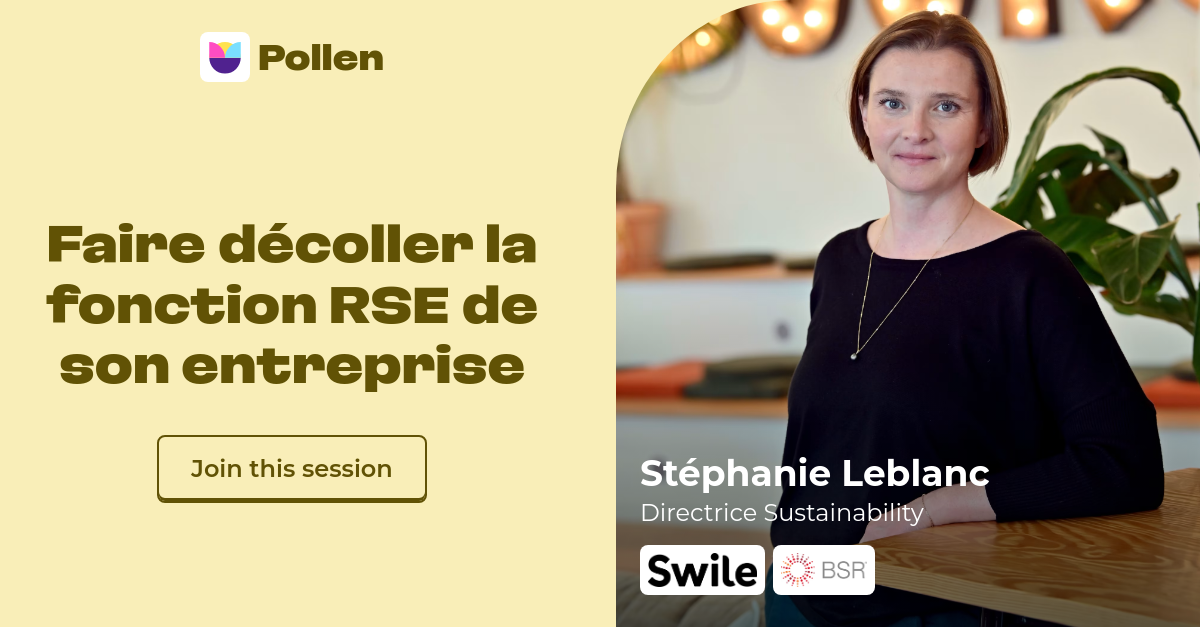 Faire décoller la fonction RSE de son entreprise avec Stéphanie Leblanc ...