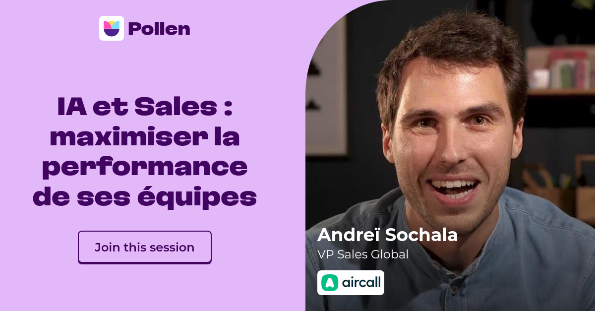 Formation IA & Sales | Certifié Qualiopi - Pollen - Formation professionnelle et continue avec ...