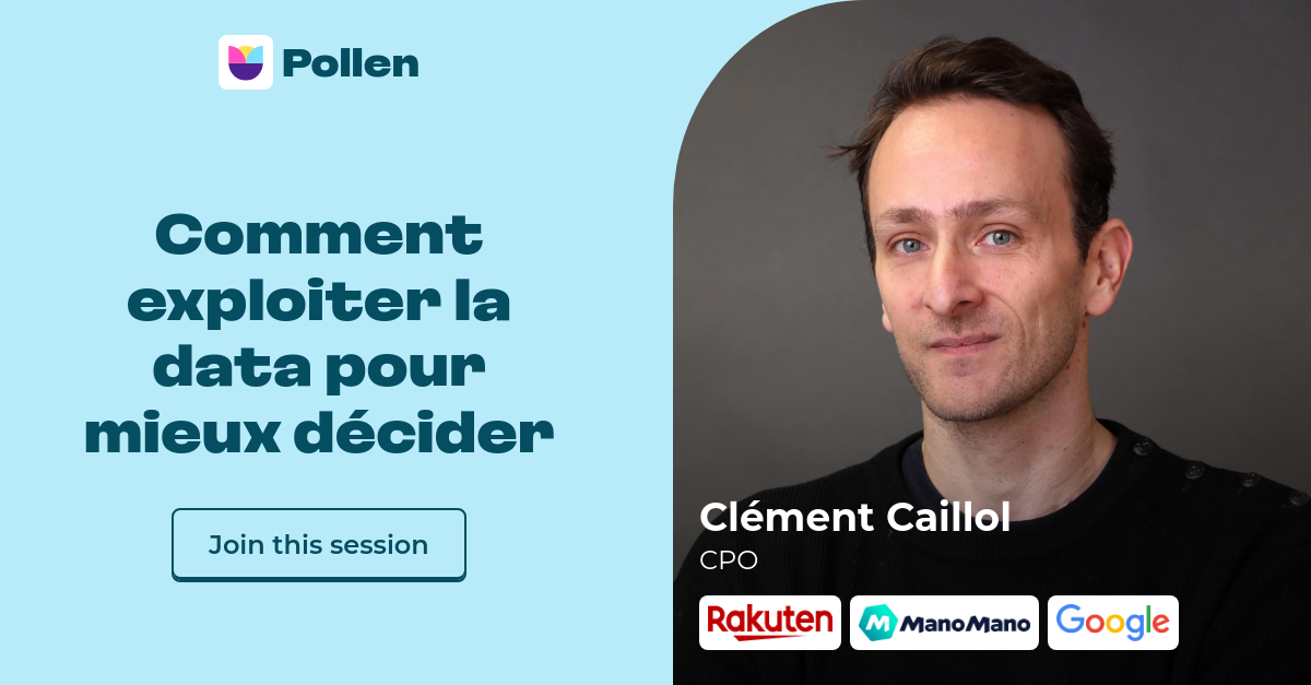 Comment exploiter la data pour mieux décider avec Clément Caillol - Pollen - Formation ...