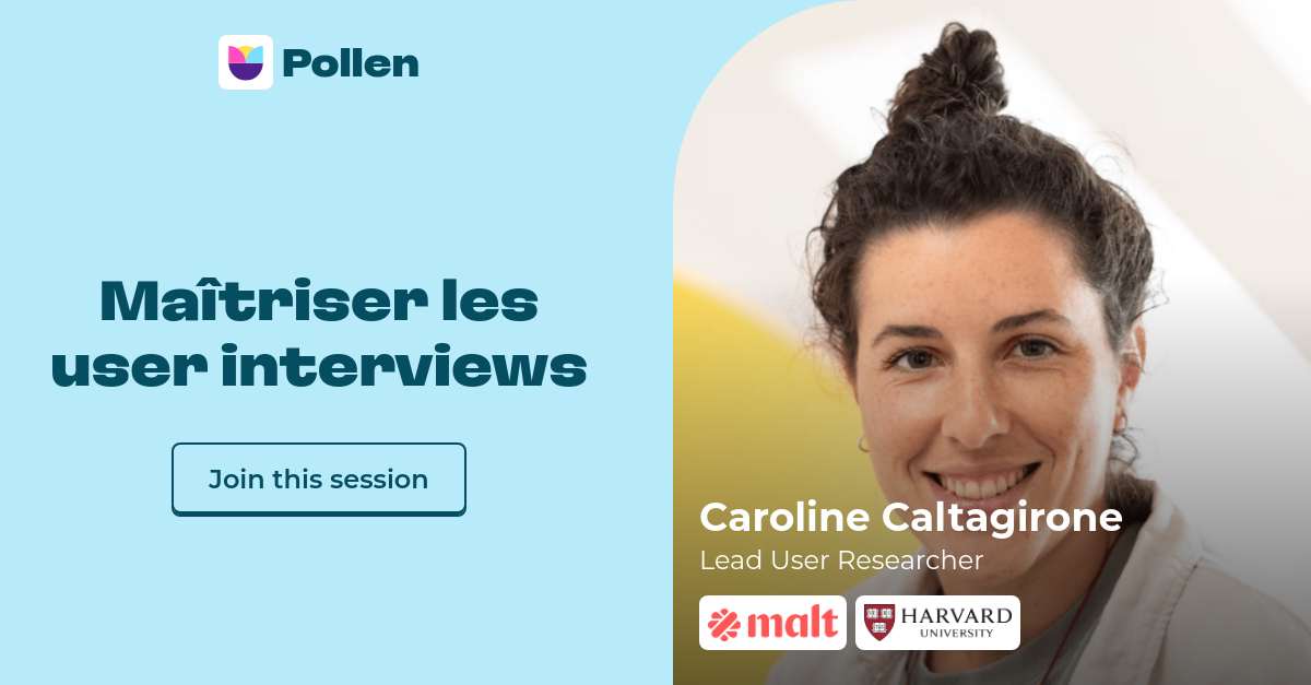 Formation User interviews | Certifié Qualiopi - Pollen - Formation professionnelle et continue ...
